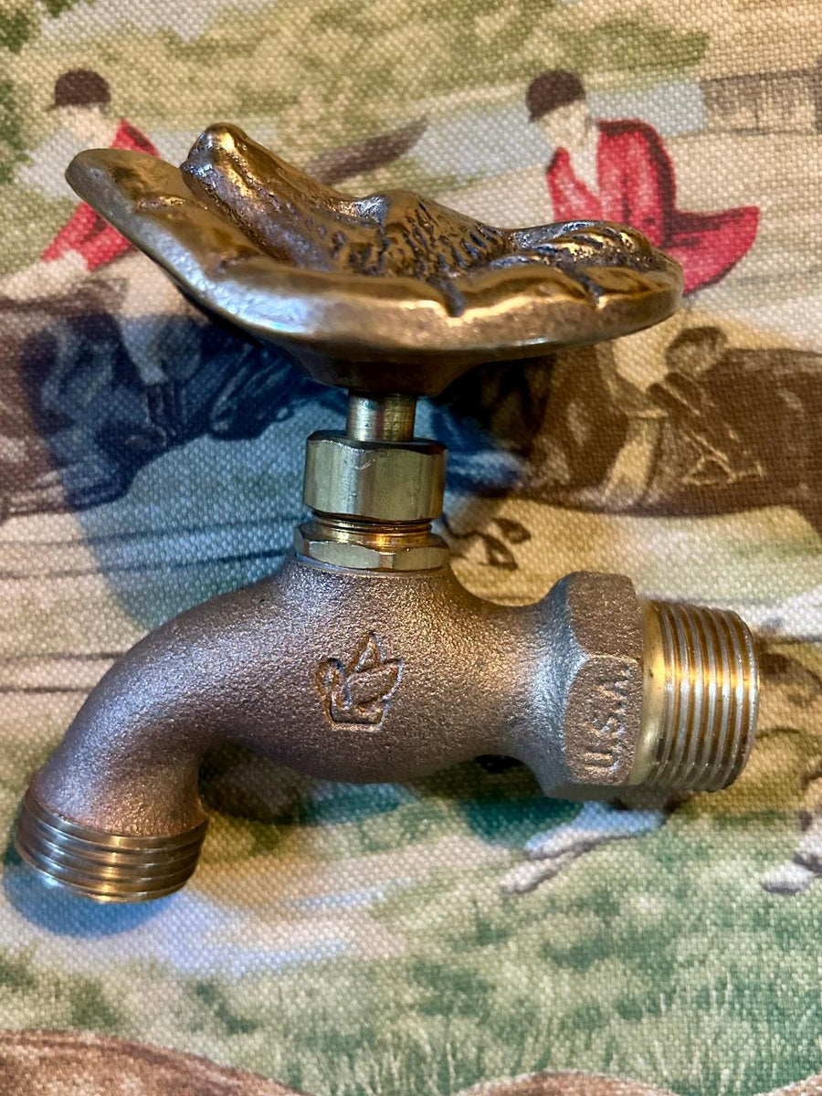 Faucet Fox Mask Solid Brass by White Swan – Anderson Jones Equestrian