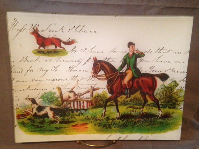 Tray - Glass - Huntsman and Hounds Serving Tray – Anderson Jones ...
